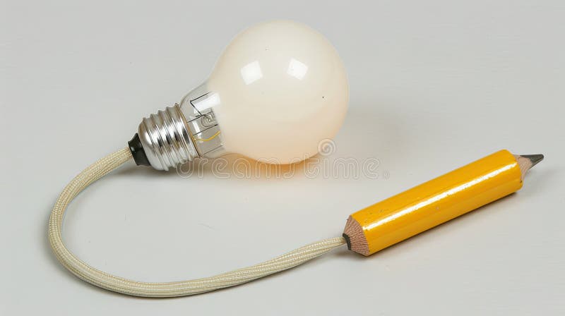 Illuminated Creativity: a Spark of Genius Stock Image - Image of spark ...