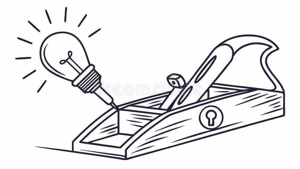 Light Bulb and Plan, Creative Idea Illustration for Innovation and ...