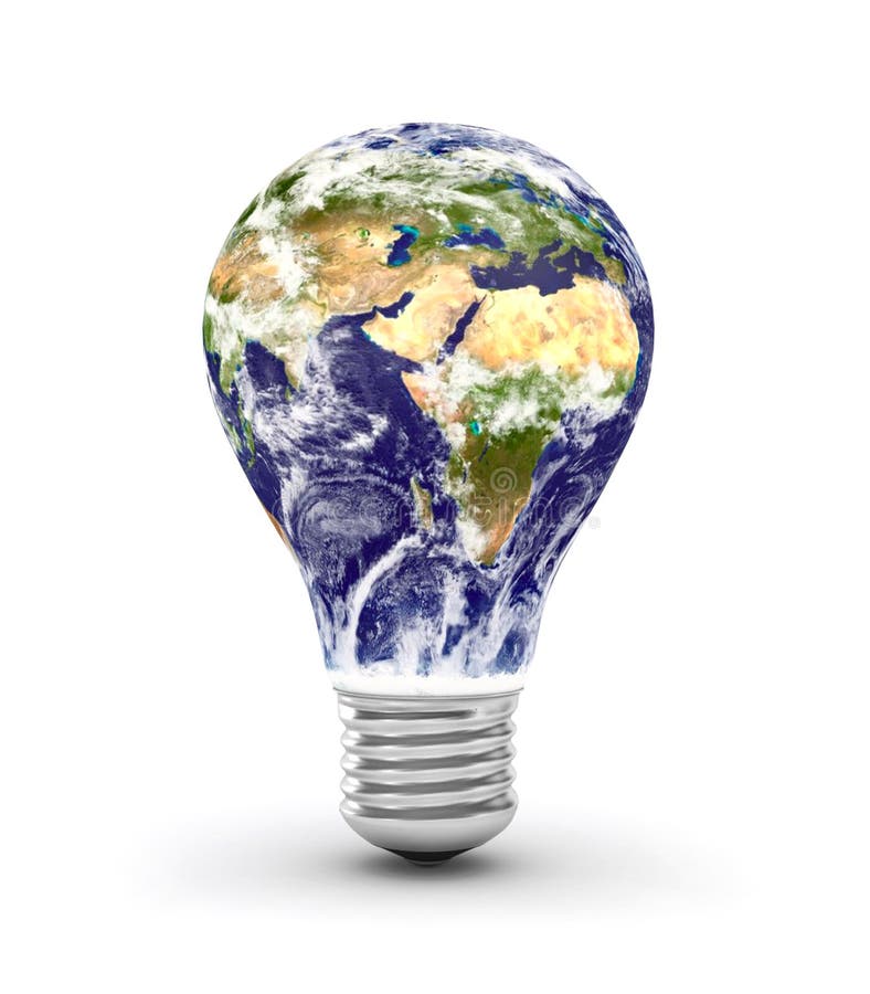 World Globe Light Bulb Concept Stock Vector - Illustration of idea ...
