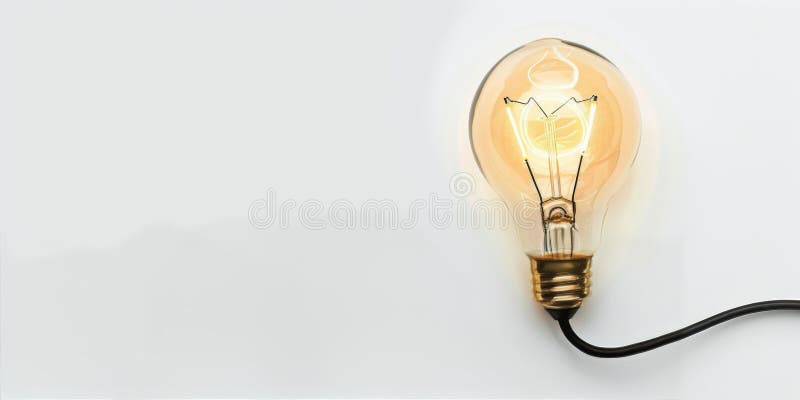 Light Bulb Plugged into Wall Stock Image - Image of plugged, fixture ...
