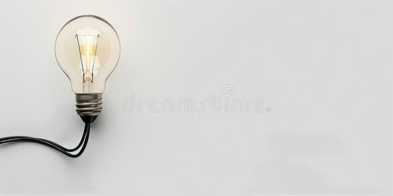 Light Bulb Plugged into Wall Stock Image - Image of electrician, safety ...