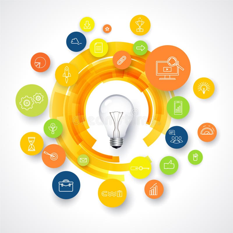 Idea. Design of Progress Bar, Loading Creativity Stock Illustration ...