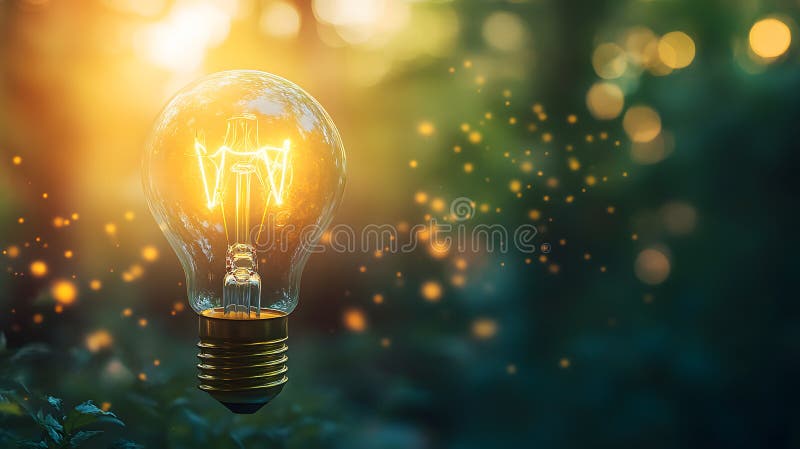 Light Bulb Representing Creative Idea and Innovation Stock Image ...