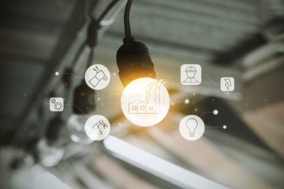 A Light Bulb that Represents the Concept of Industry and Innovation in ...