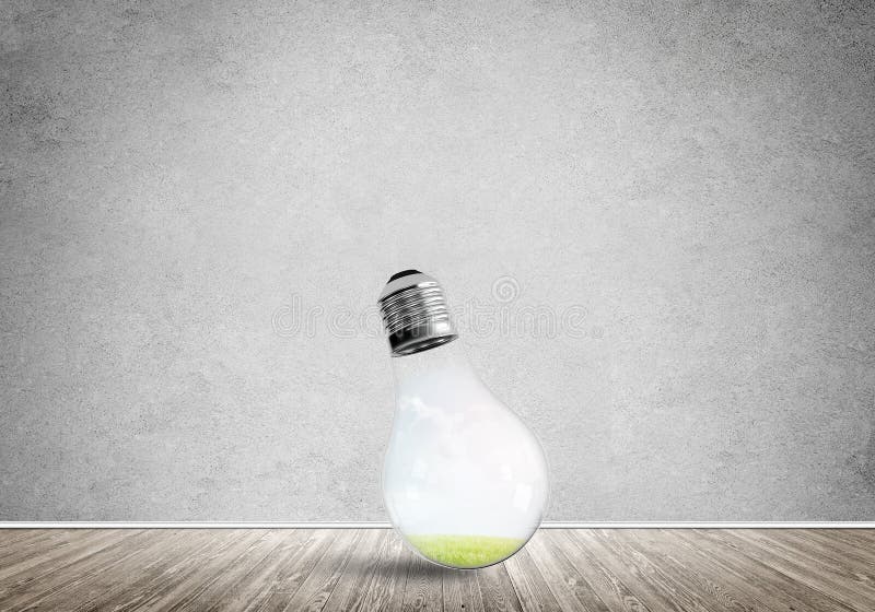 Light bulb in room stock image. Image of background - 103095989