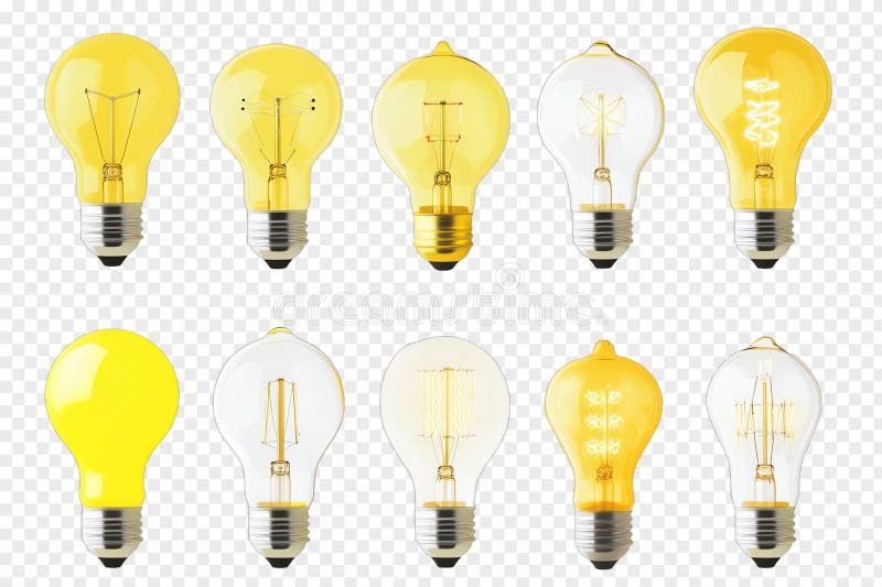 Light bulb set stock photo. Illustration of simple, bulb - 341481508