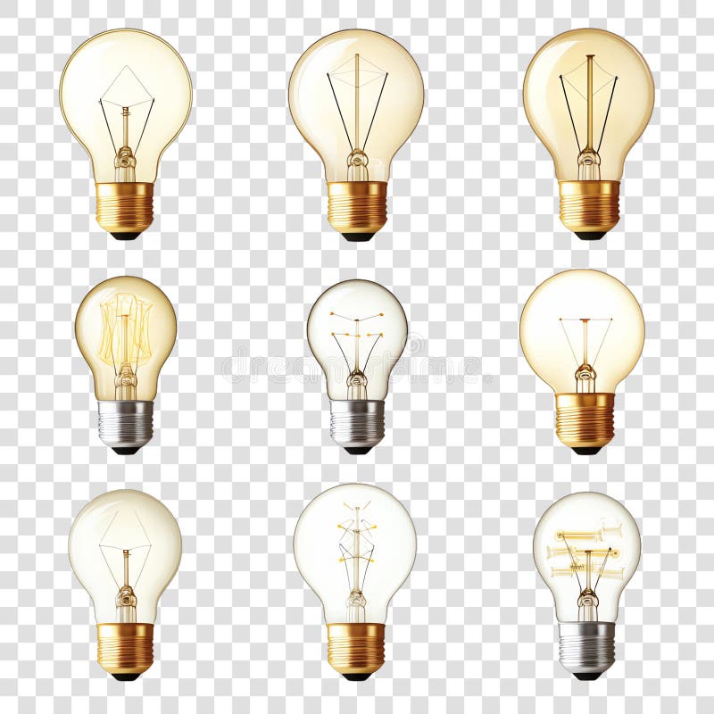 Light bulb set stock photo. Illustration of light, intelligence - 341522992