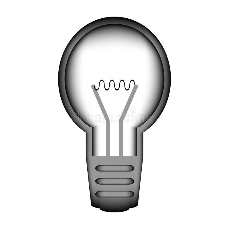 Light bulb sign icon. stock illustration. Illustration of background ...