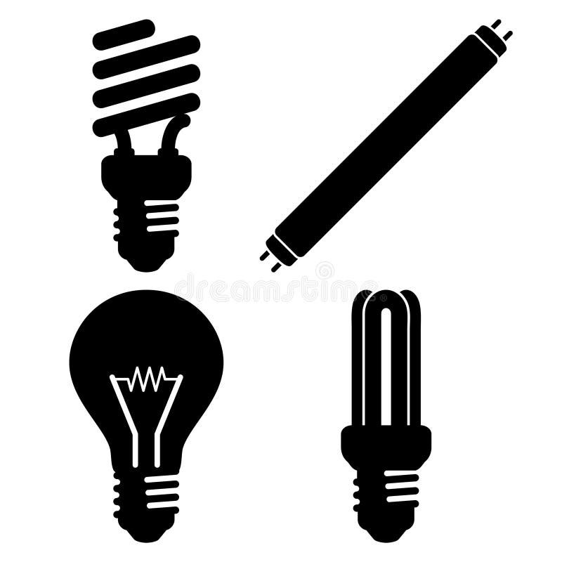 Light bulb recycling stock illustration. Illustration of resources ...