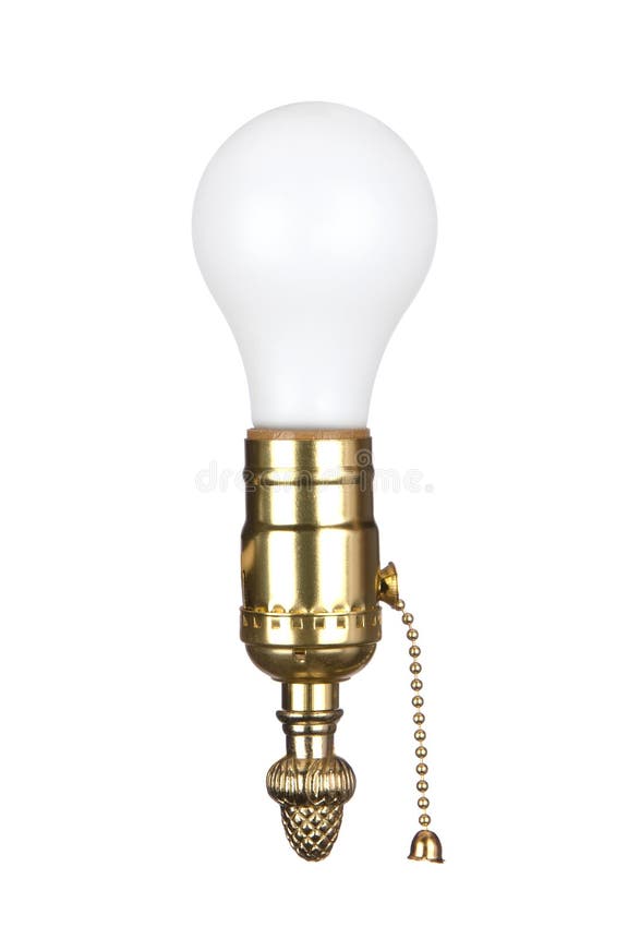 Light bulb in socket stock image. Image of fixture, receptacle - 14650215