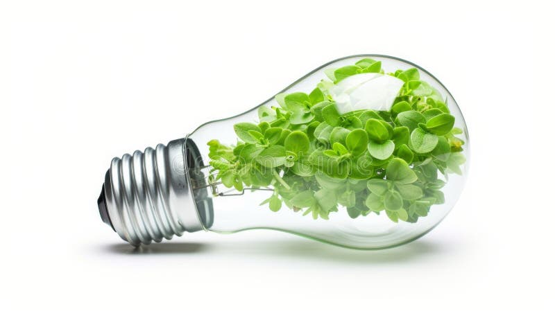 Light Bulb with Soil and Green Plant Sprout Inside. Stock Image - Image ... Light Bulb with Soil and Green Plant Sprout Inside. Stock Image - Image ...