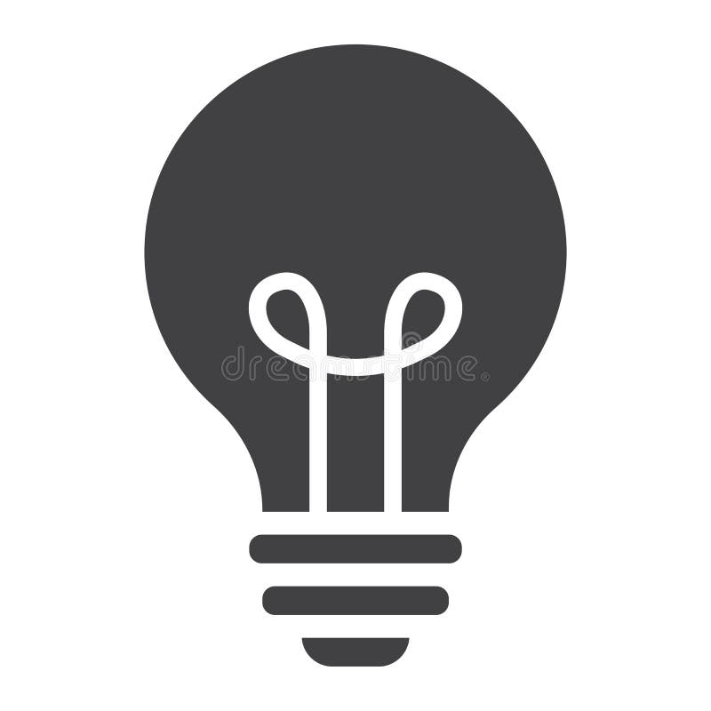 Fluorescent Lamp Waste Line and Glyph Icon, Recycle and Ecology, Lamp ...