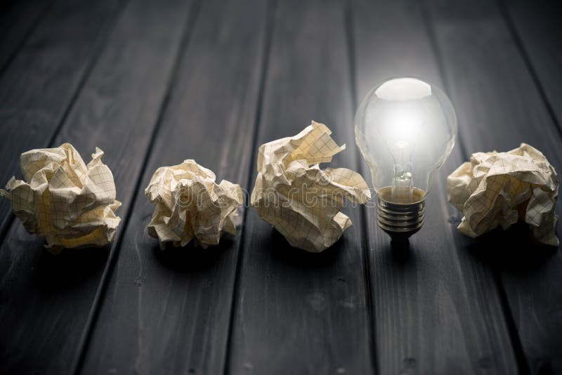 Light bulb solution stock photo. Image of conceptual - 85882412