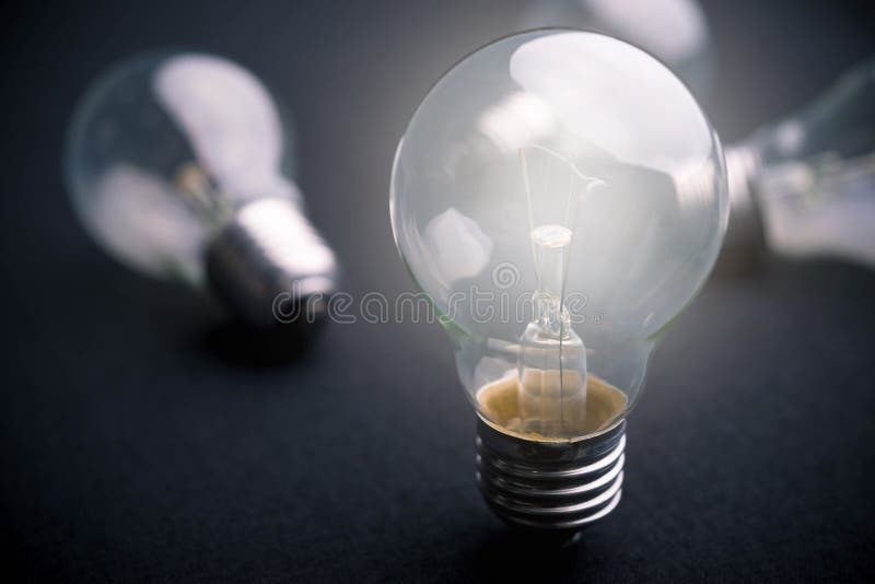 Light bulb solution stock image. Image of improvement - 85882269