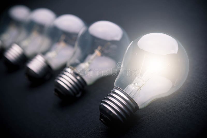 Light bulb solution stock image. Image of glowing, imagination - 85882277