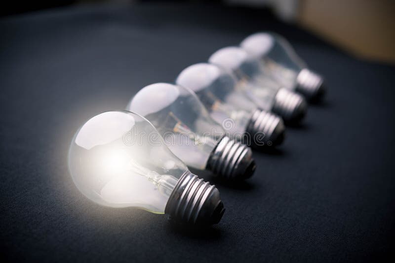 Light bulb solution stock photo. Image of bright, energy - 85882294