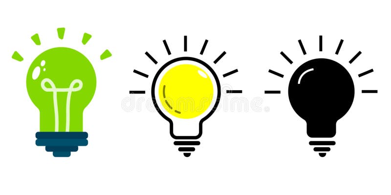 Light Bulb with Sparkle Rays Shine. Yellow Light Bulb and Check Mark ... Light Bulb with Sparkle Rays Shine. Yellow Light Bulb and Check Mark ...