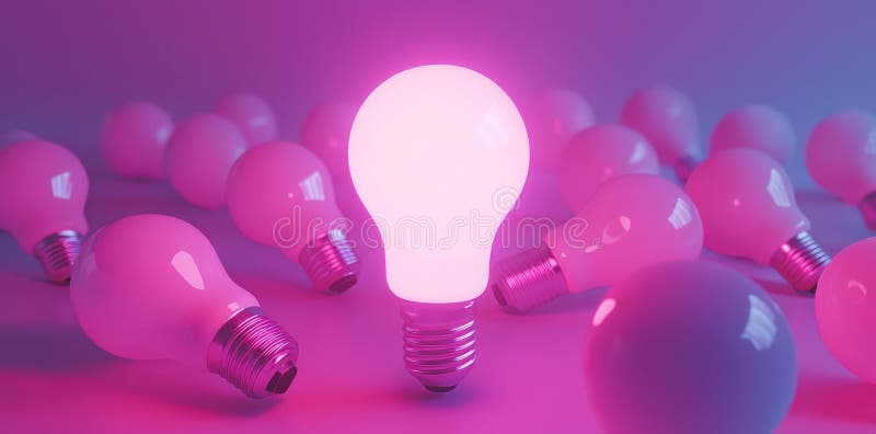 A Light Bulb that Stands Out in a Crowd. an Innovative Idea that ...