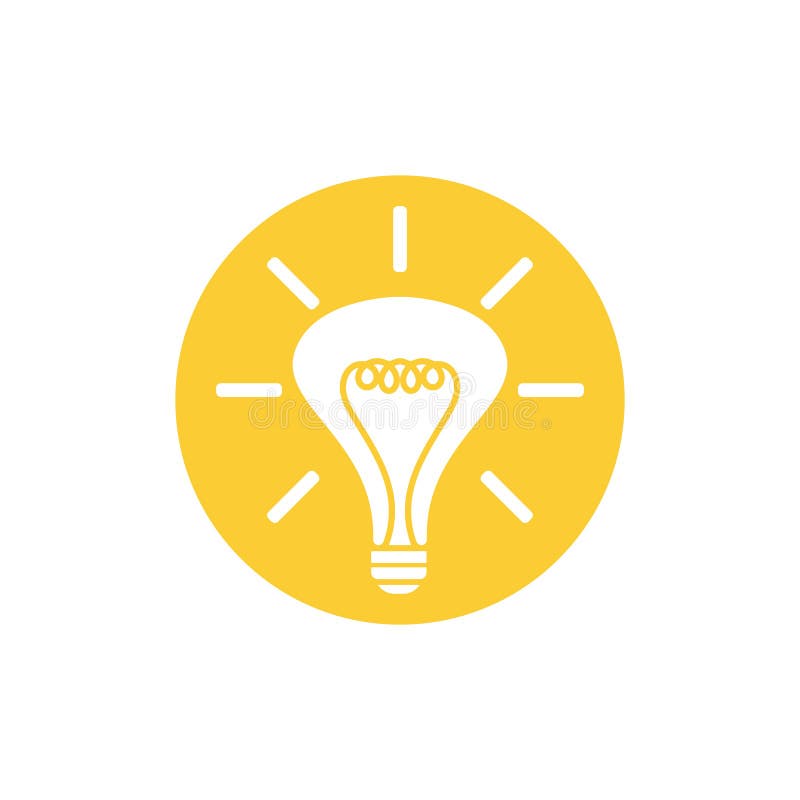 Light Bulb Symbol Vector Design Illustrations Stock Vector ...
