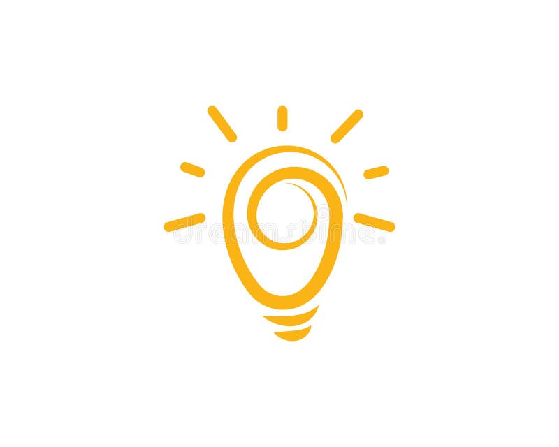 Light bulb symbol icon stock vector. Illustration of discovery - 147007998