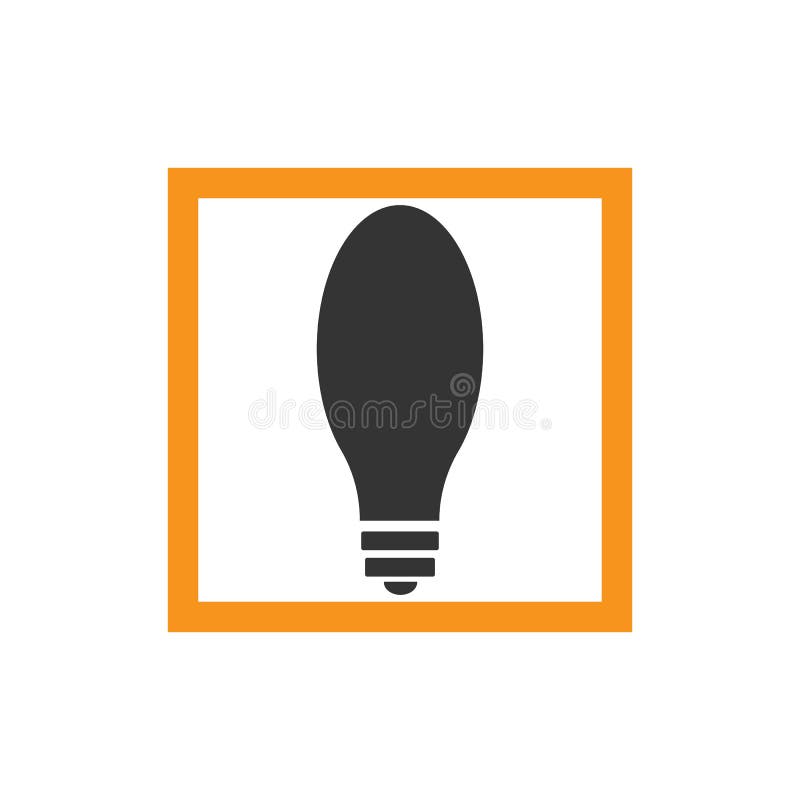 Light bulb symbol icon stock vector. Illustration of solution - 153038437