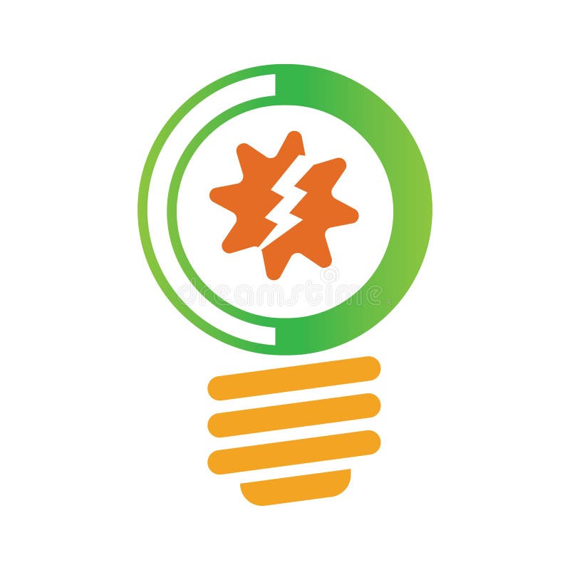 Light bulb symbol icon stock vector. Illustration of symbol - 193377950