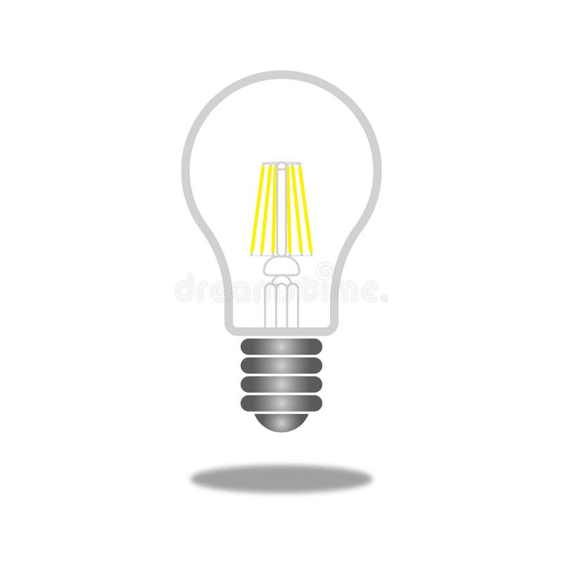 Light bulb symbol icon stock vector. Illustration of concepts - 248719648