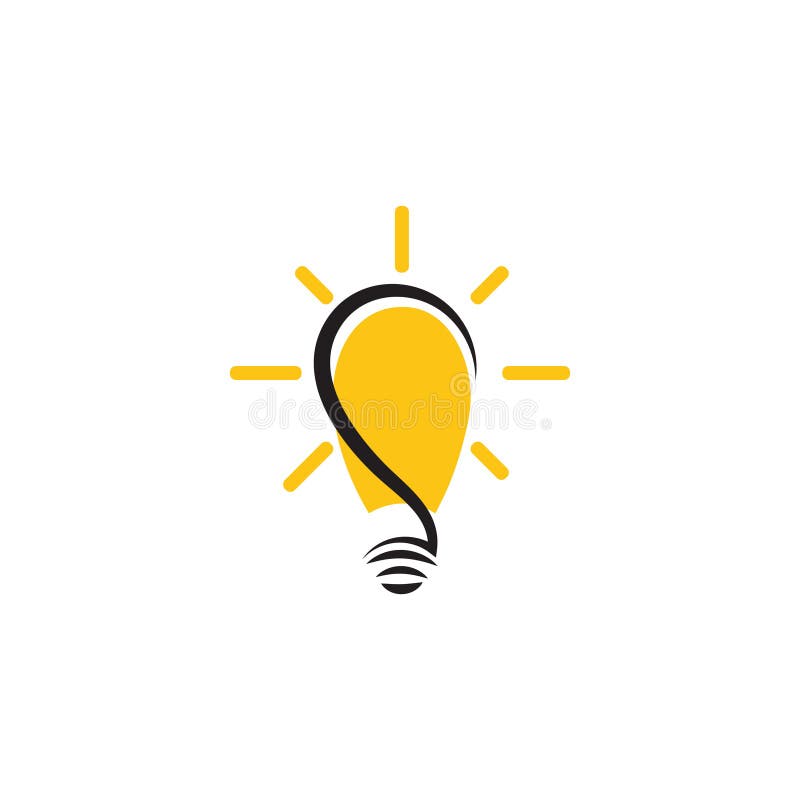 Light Bulb Symbol Vector Design Illustration Stock Illustrations ...