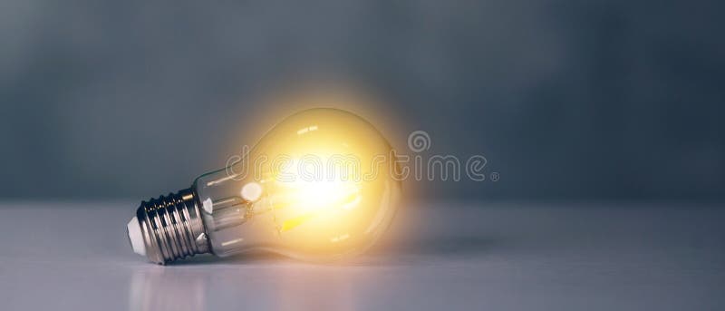Light Bulb with Symbol of Idea and Inspiration, Lightbulb with Thinking ...