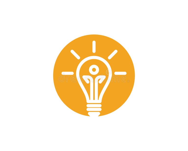 Light Bulb Symbol Logo Template Stock Vector - Illustration of concepts ...