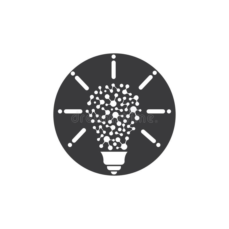 Light Bulb Symbol Vector Design Illustration Stock Vector ...