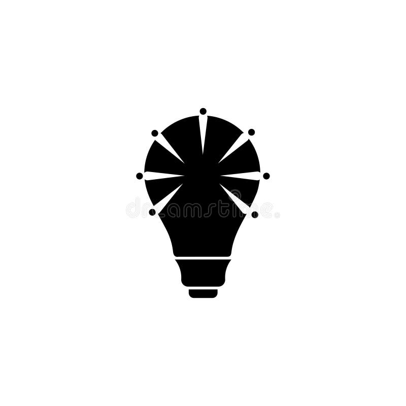 Light Bulb Symbol Vector Design Illustration Stock Vector ...