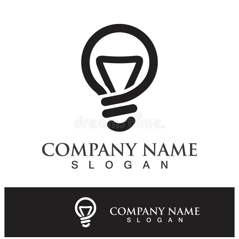 Light bulb symbol icon stock vector. Illustration of thinking - 261791230