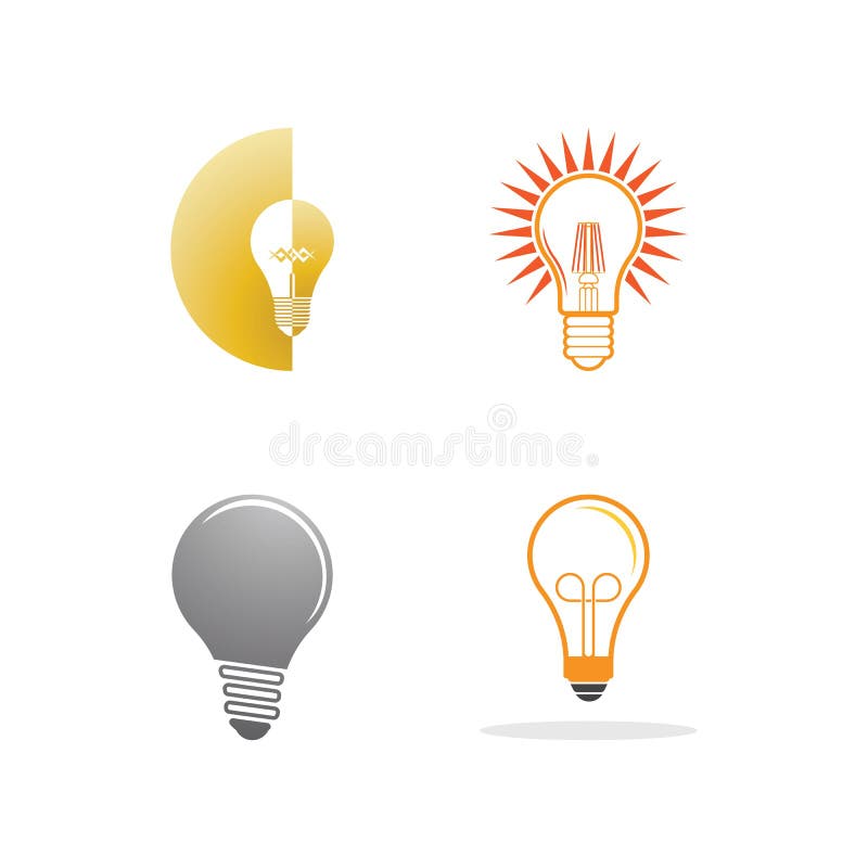 Light Bulb Symbol Icon Design Stock Vector - Illustration of ...