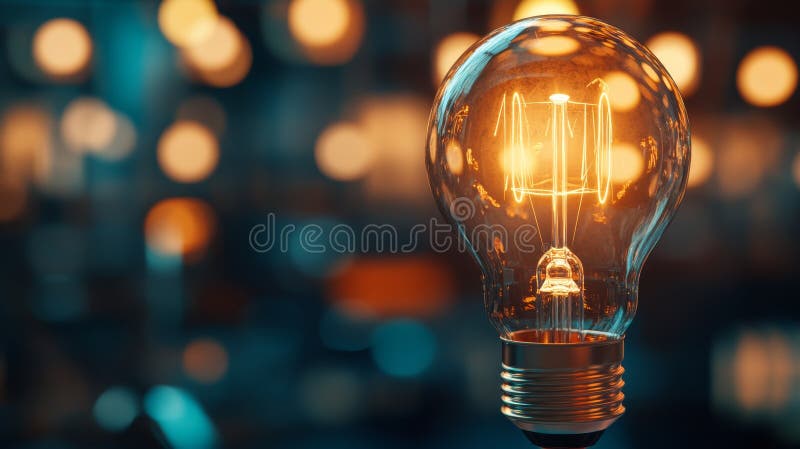 Light Bulb Symbolizing Genius Marketing Strategy and Innovative ...