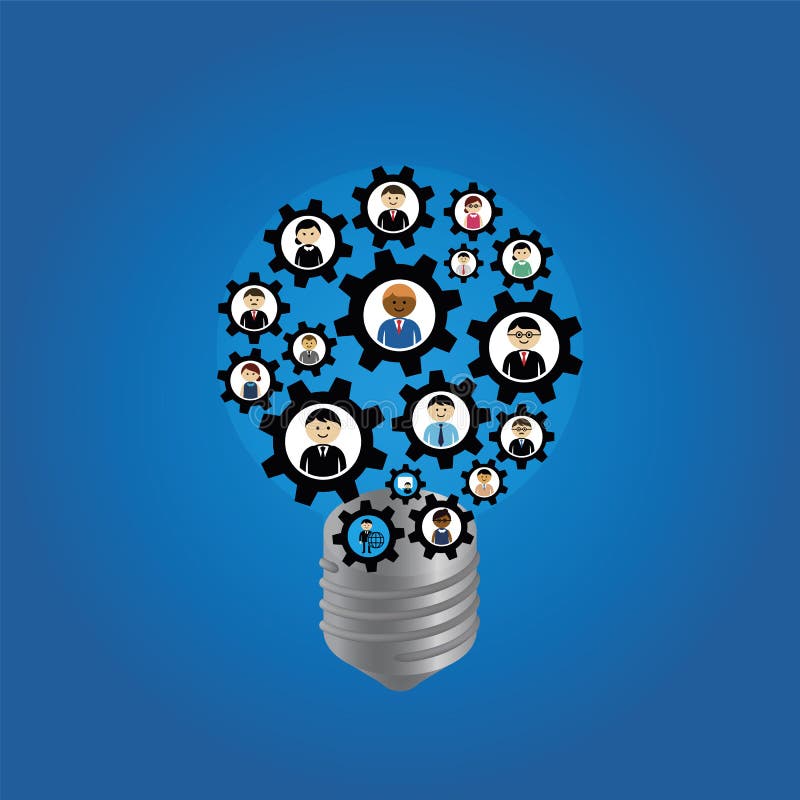 Light Bulb stock vector. Illustration of business, simplicity - 89115116