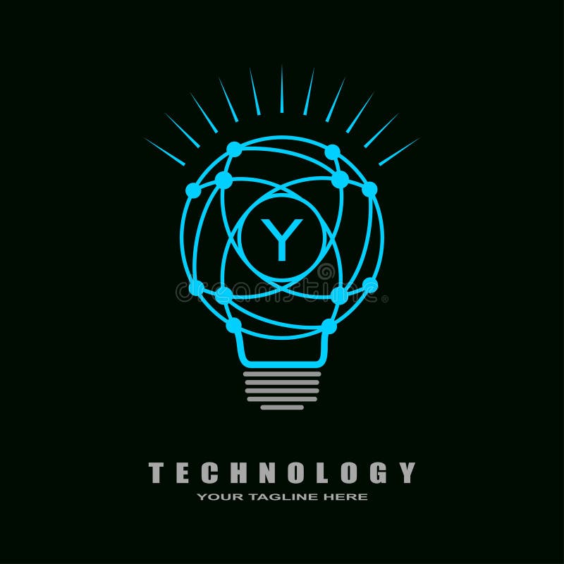 Light Bulb Technology Flat Vector Icon for Apps or Websites Stock ...