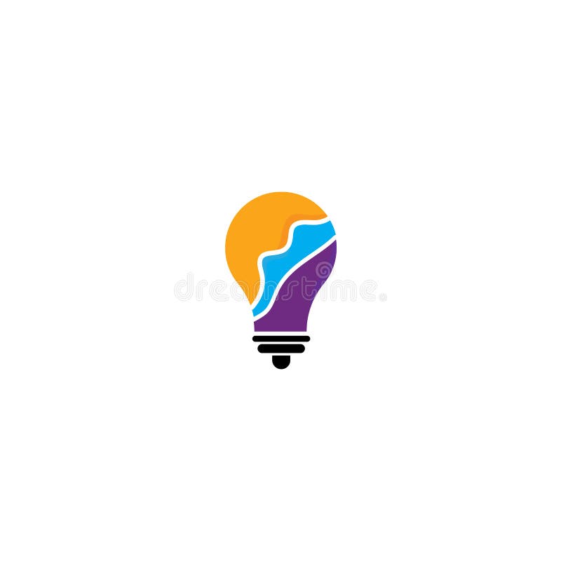 Light Bulb Technology Template Vector Logo Icon Stock Vector ...