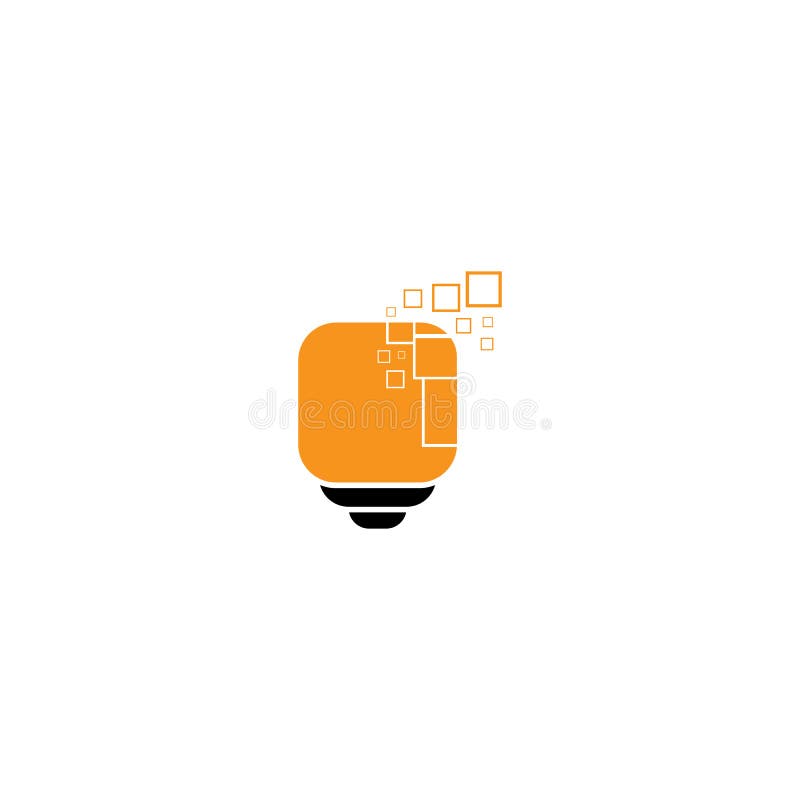 Light Bulb Technology Template Vector Logo Icon Stock Vector ...