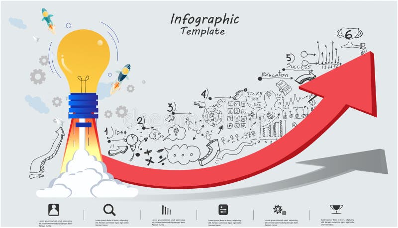 Bulb Think Ideas with Gears Stock Vector - Illustration of creative ...