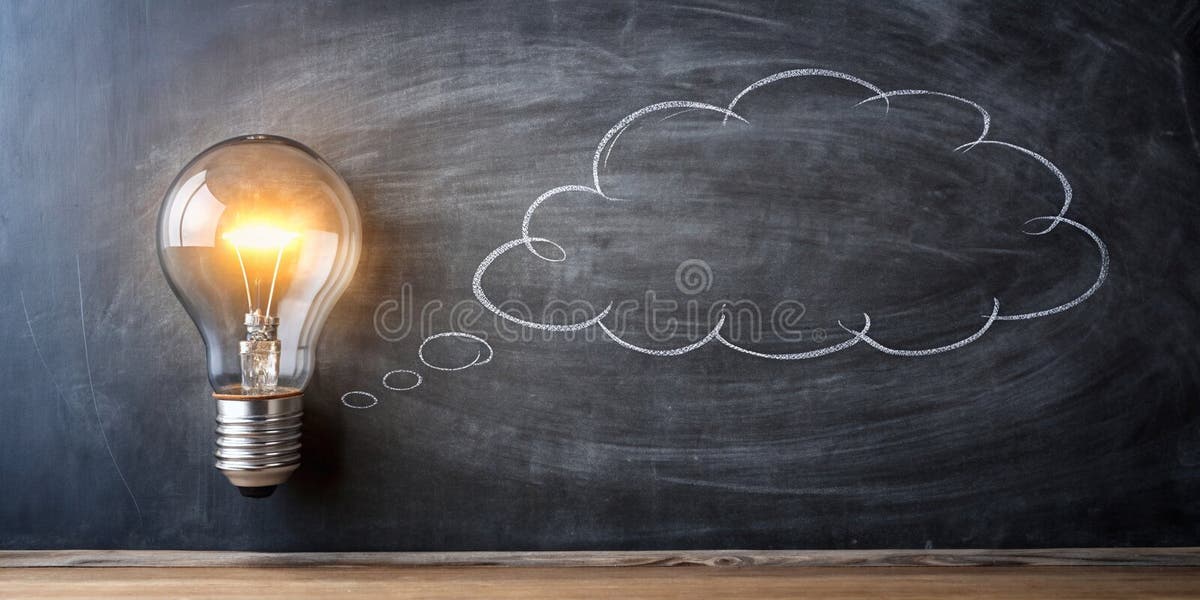 Thought Bubble Idea Bulb Stock Illustrations – 3,145 Thought Bubble ...