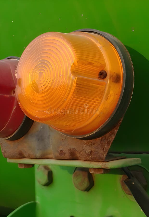 Light Bulb of a Tractor in the Factory Stock Photo - Image of ...