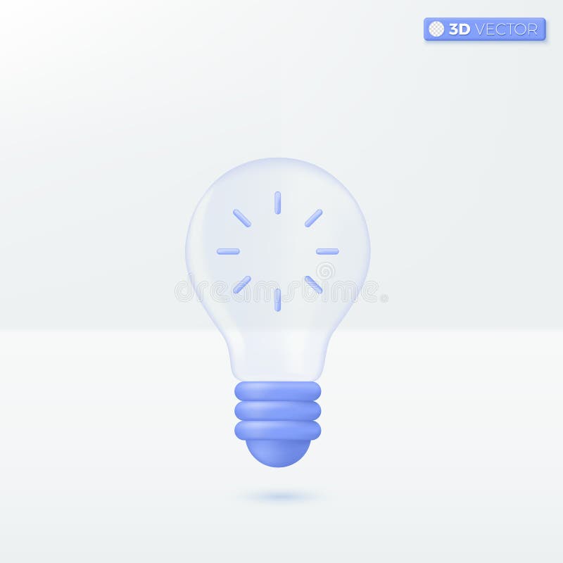 Light Bulb Transparency Icon Symbol. Creative Innovation, Development ...