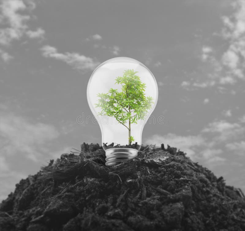 Ecological Power and Energy Concept Stock Image - Image of cloud ...