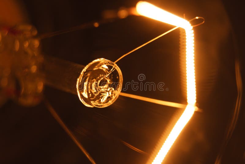 Light Bulb Turns on and Off Stock Photo - Image of decoration, glass ...