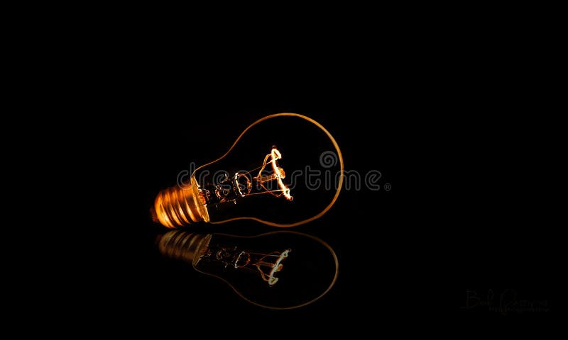 Plugged Light Bulb stock image. Image of energy, fluorescent - 12137069