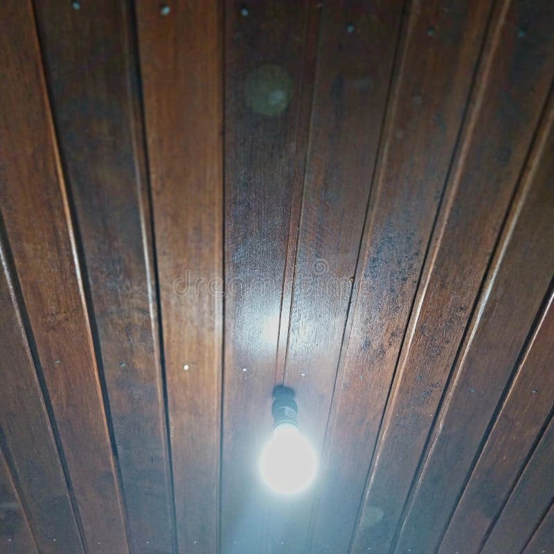 A Light Bulb that always Light Up at the Night Stock Image - Image of ...