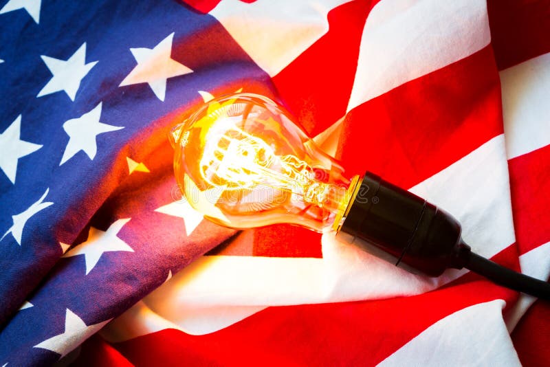 Light Bulb Usa Flag Lighting Stock Photos - Free & Royalty-Free Stock ...