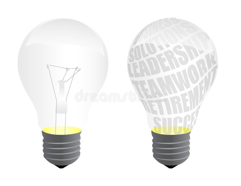 Light bulb / vector stock vector. Illustration of idea - 14826990