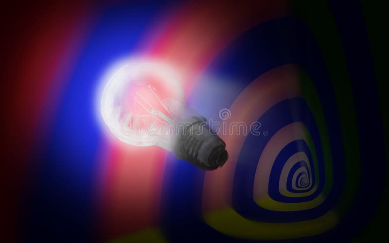 Light bulb stock illustration. Illustration of electricity - 48038865